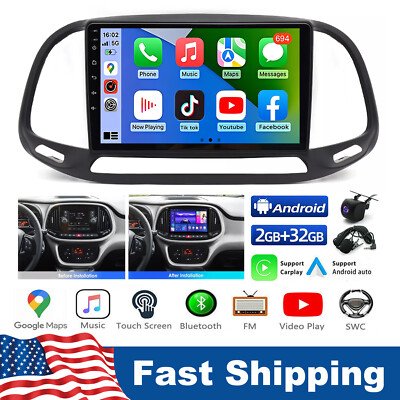 For Dodge RAM Promaster City 2015-2021 Car Stereo Radio Carplay Android ...