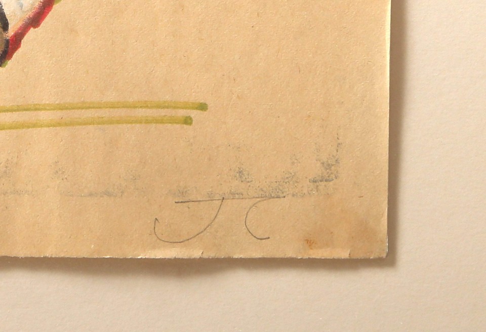 John Chamberlain, Yellow Coconut, Marker and pencil on newsprint | eBay UK