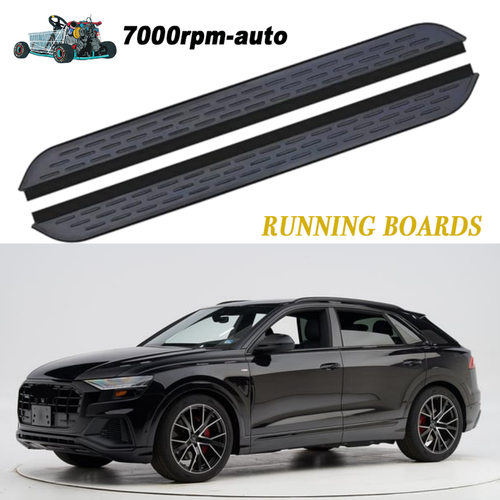 2PCS Side Steps Runing Boards Fits for Audi Q8 2020-2023 Nerf Bar ...
