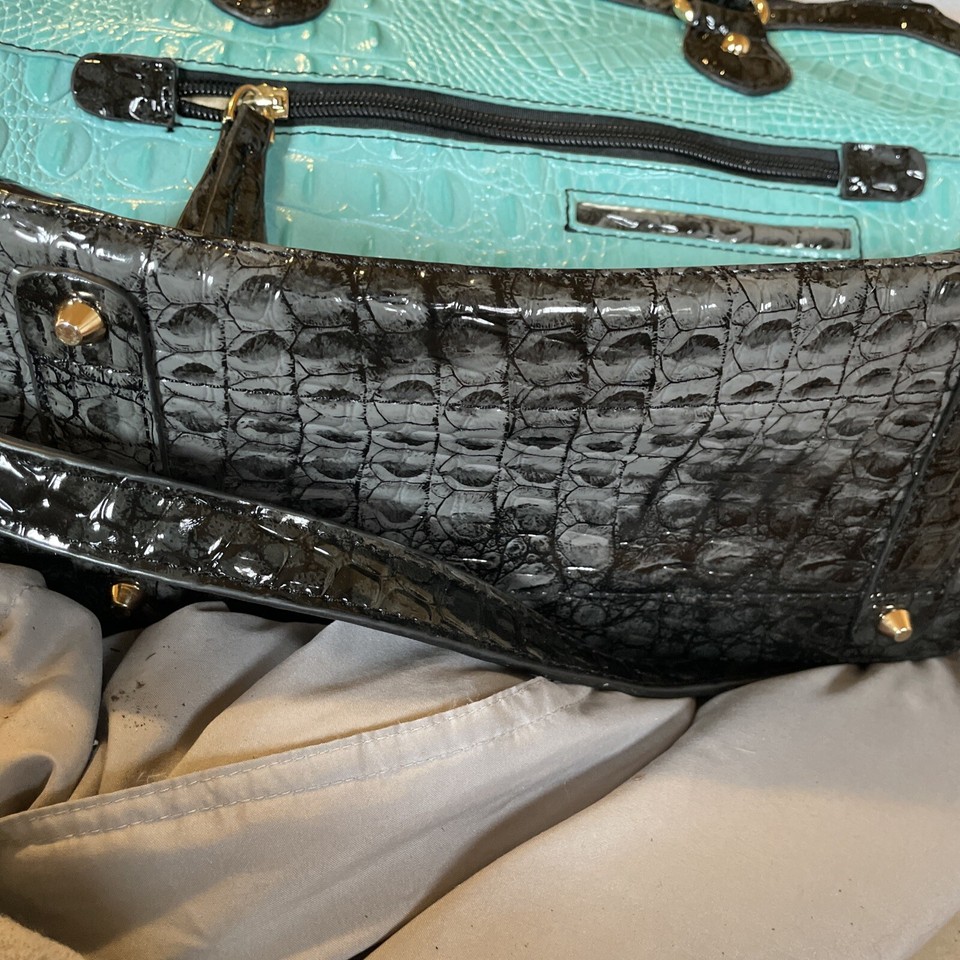 Large MC Purse Aqua And Black | eBay