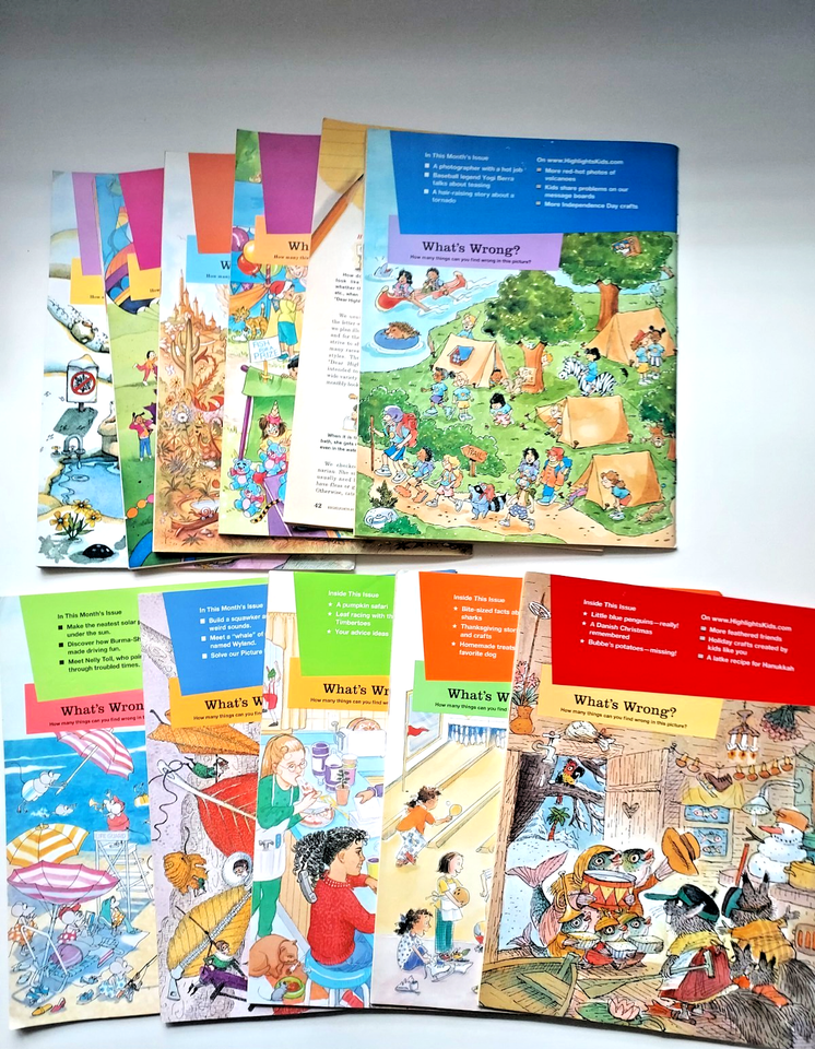 Vintage HIGHLIGHTS Magazine for Children LOT Of 11 from 2002 Great Used ...