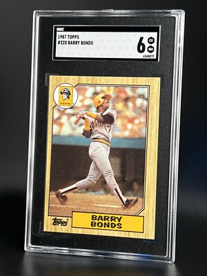 1987 Rookie #320 Barry Bonds Topps RC - SGC 6 !! . [ read ] | eBay