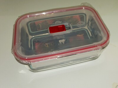 MasterChef Glass Storage 1.2L Rectangular Container - New | eBay
