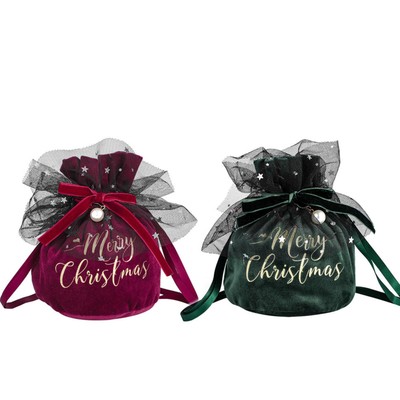 Velvet Bags With Drawstrings Christmas Jewelry Bags Drawstring Velvet ...