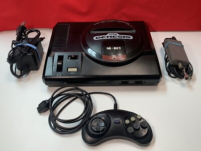 Sega Genesis 16-Bit System Console Model 1601 w/ Controller Tested ...