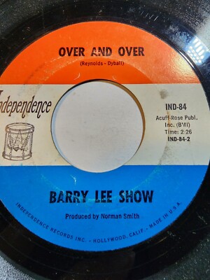 Barry Lee Show : I Don't Want To Love You/Over And Over 45 RPM VG F239 ...