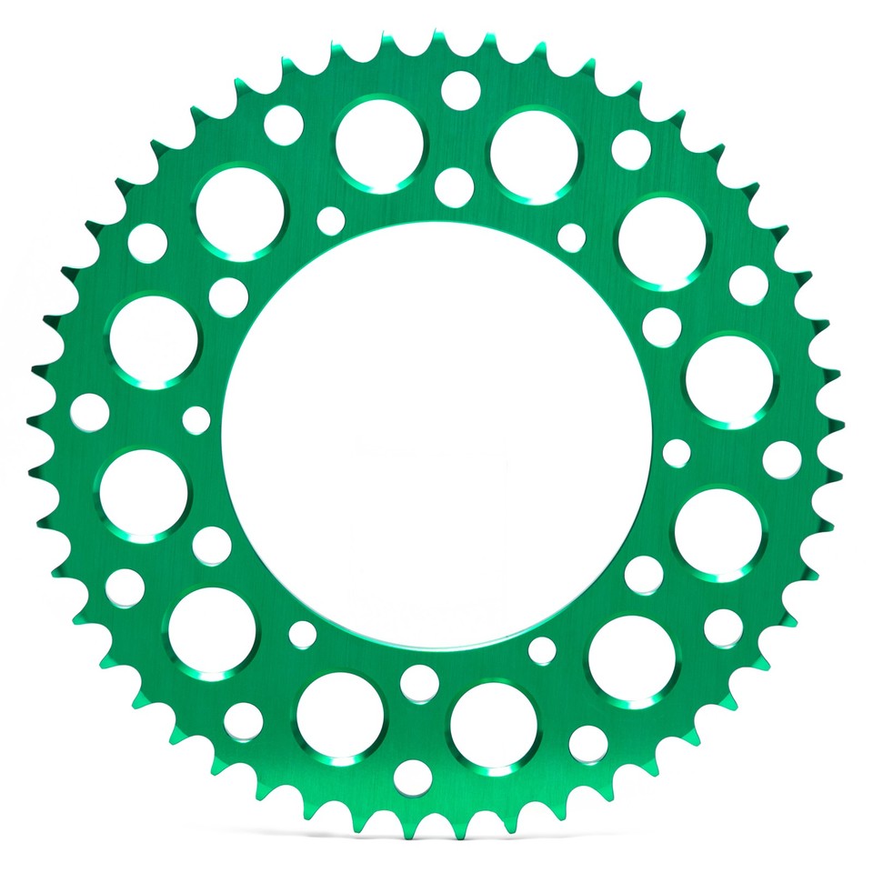 520 Pitch 49T Rear 15T Front Green Sprocket Chain Kit for Kawasaki 03 ...