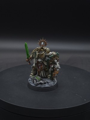 Warhammer 40k Dark Angels Blade Guard Captain Space Marine Painted | eBay