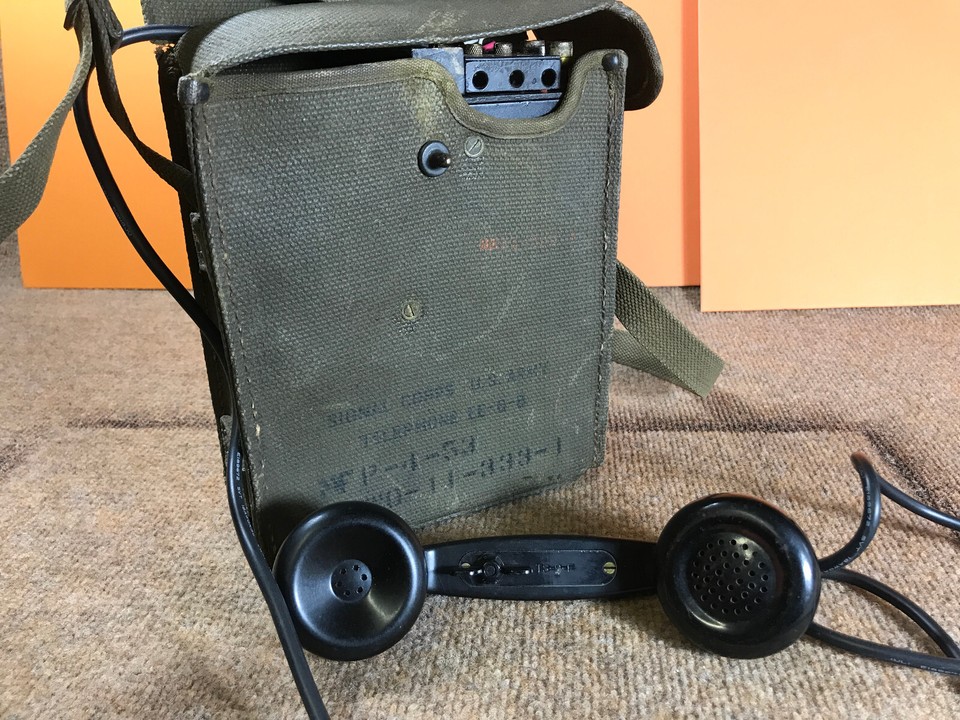 Refurbished Signal Corps US Army Military Field Phone EE-8 Telephone ...