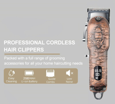 Men Magic Clip Cordless Professional 5 Star Series Clipper 8 Premium ...