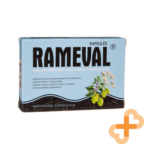 RAMEVAL 15 Capsules Mixture of Herbal Components for he Nervous System ...
