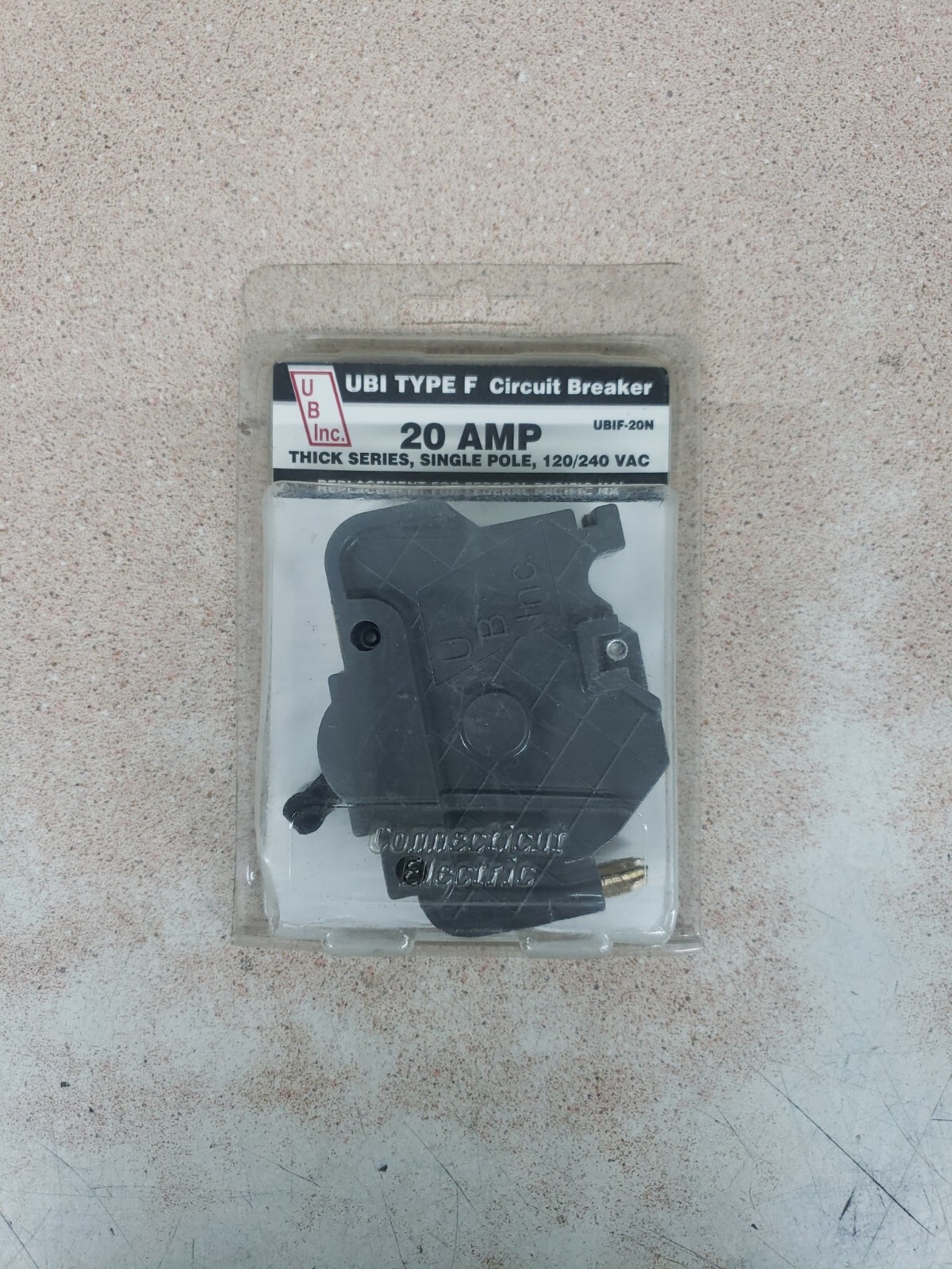 New Old Stock! Connecticut Electric UBIF-20N 1P 20A Circuit Breaker | eBay