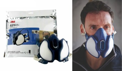 3M 4251+ Reusable Maintenance Free Half Face Respirator, FFA1P2 R D ...