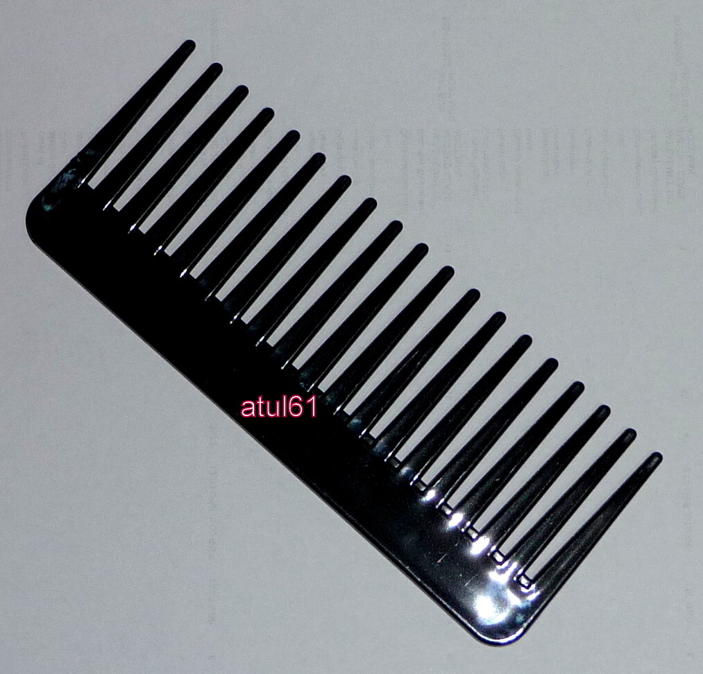 WIDE TOOTH DETANGLE COMB HAIRDRESSING/STYLING BARBERS AFRO RAKE COMBS ...