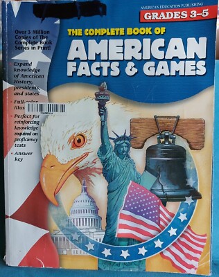 The Complete Book of American Facts & Games Workbook Grades 3-5 McGraw ...