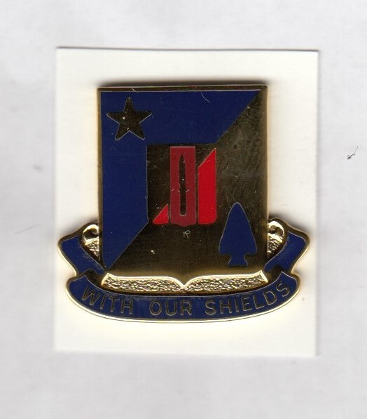 US Army 2nd CAB 5th Bde 1st Armored Division crest DUI badge c/b I-21 ...