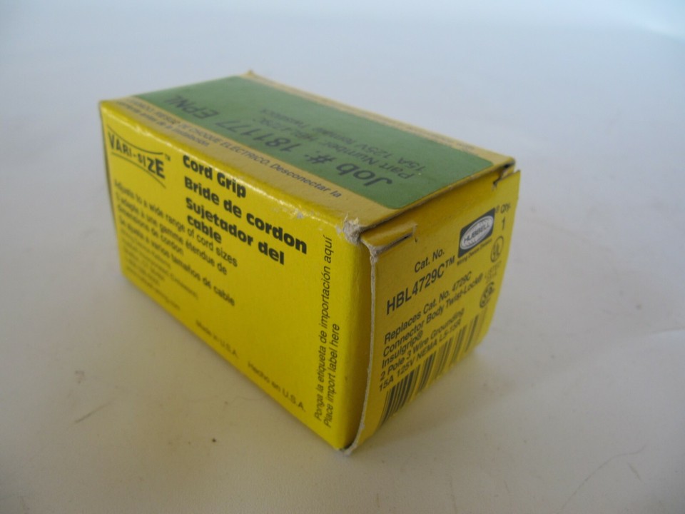 (NEW) Hubbell 15A 125V 3P 4W L5-15R Twist-Lock Plug HBL4729C | eBay