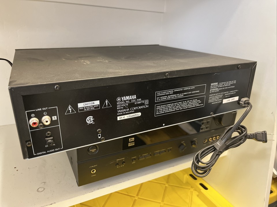 YAMAHA CDC-585 Natural Sound 5 CD Compact Disc Player Changer Tested | eBay