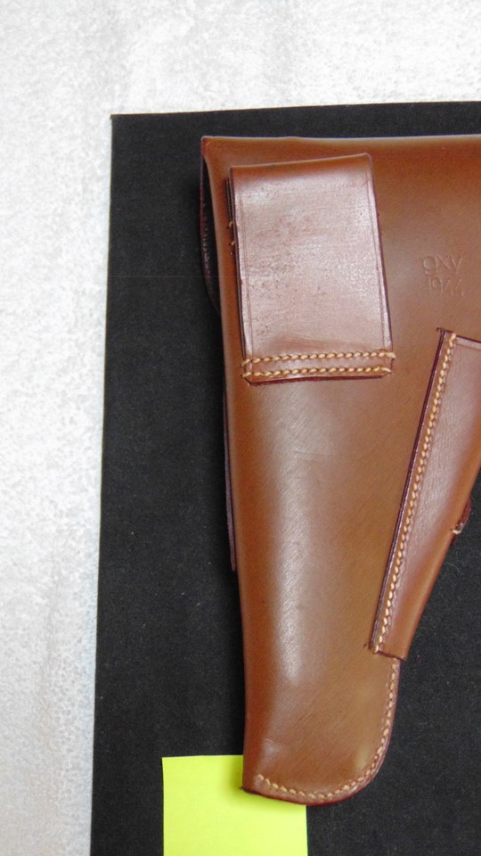 Reproduction WW2 Leather Holster for a Browning Hi Power Pistol | eBay