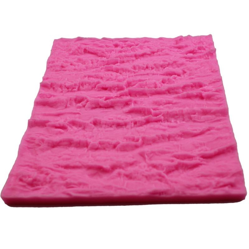 Tree Bark Texture Silicone Mold Cake Fondant for Impression Mat ...