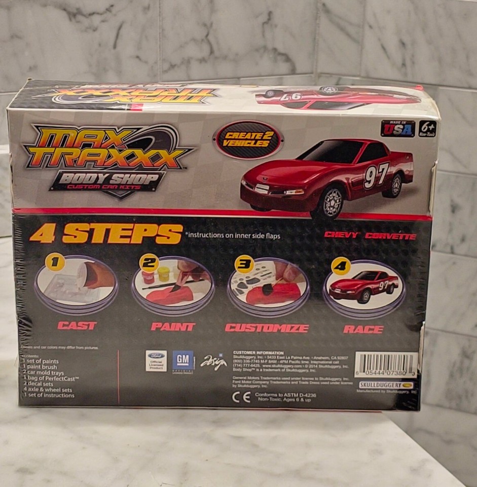 LOT OF 2 Max Traxxx Body Shop Custom Car Kits Chevy Corvette & 57 BelAir NEW | eBay