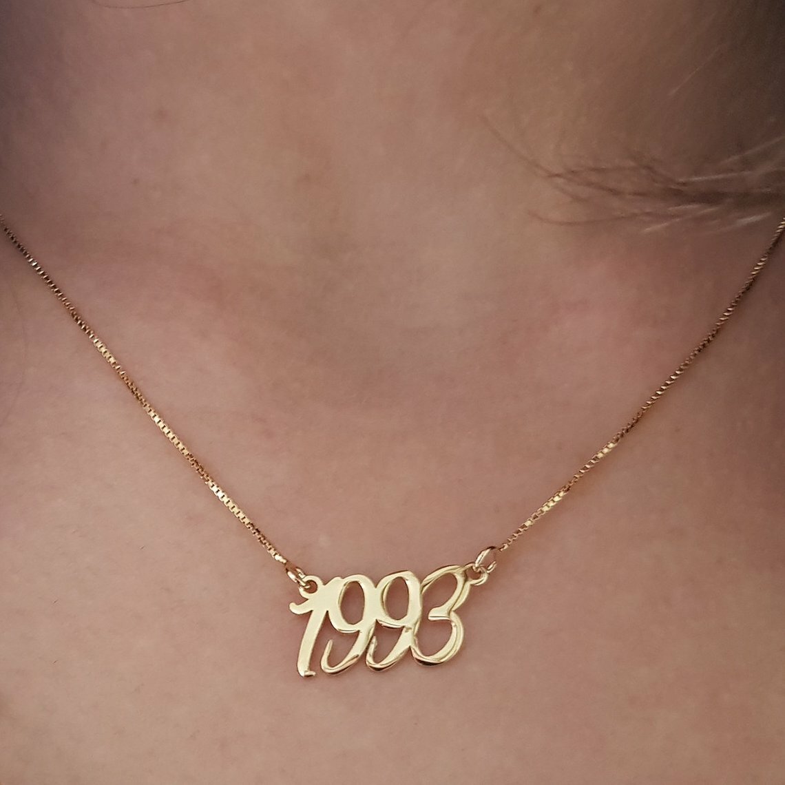 Personalized Number Necklace Custom Nameplate Jewelry For Her ...