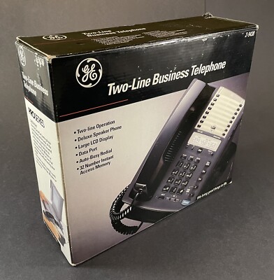GE Two Line Business Telephone Model 2-9438 | eBay