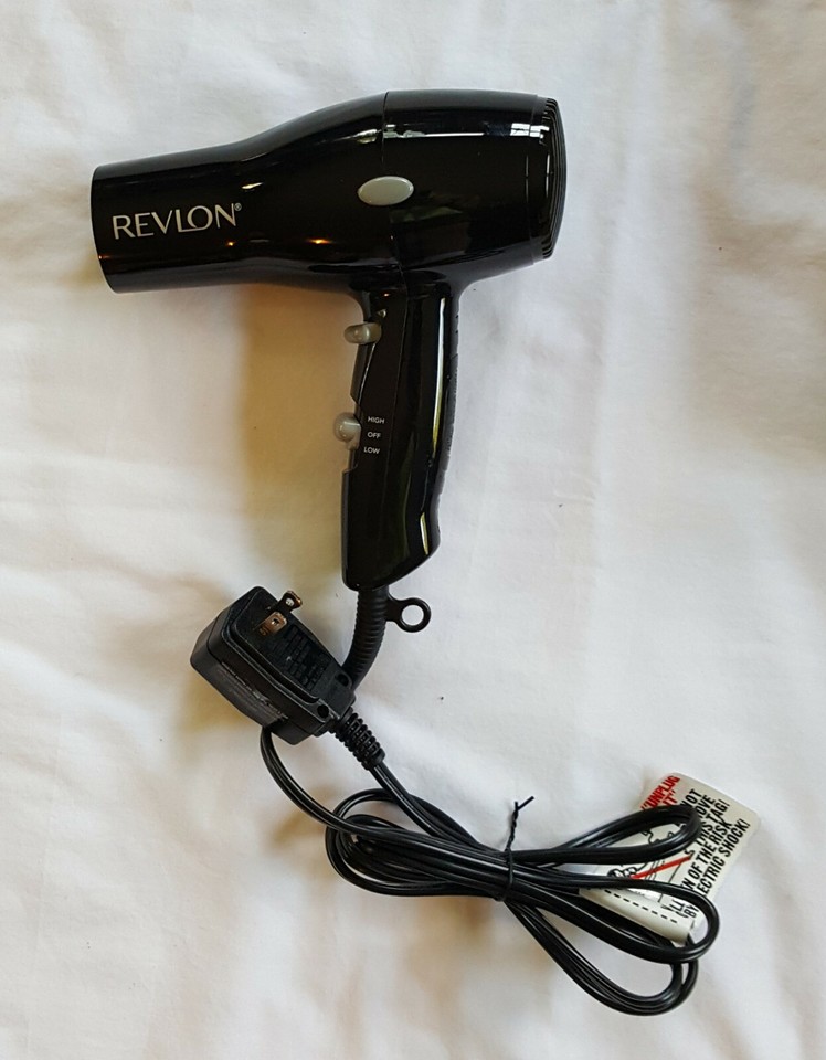 Revlon Essentials Compact Hair Dryer Styler 1875w 2 speed 726293376799 ...