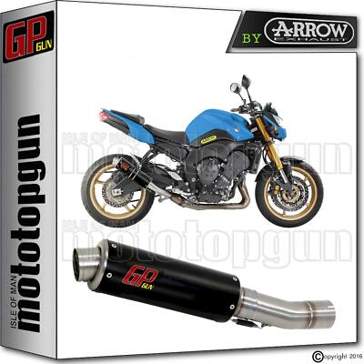 SILENCER GP GUN by ARROW STEEL BLACK YAMAHA FZ8 / FAZER 2016 16 | eBay