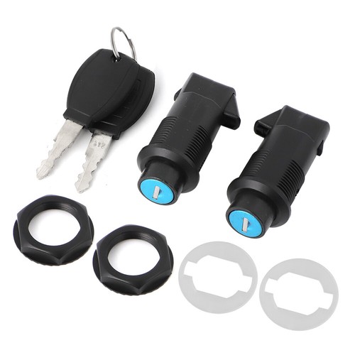 RS Hard Saddle Bag Lock Set With 2 Keys Universal RS Motorcycle Hard ...