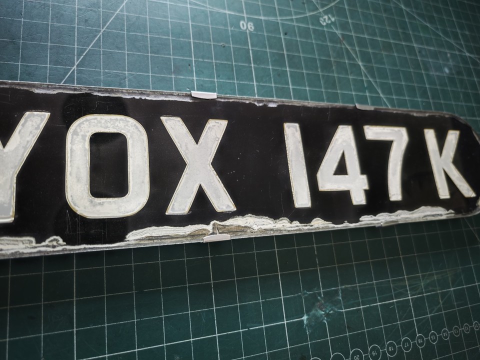 Glass Coach / Bus Number Plate 1960/70s Birmingham. | eBay UK