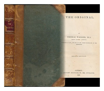WALKER, THOMAS The Original 1836 Hardcover | eBay UK