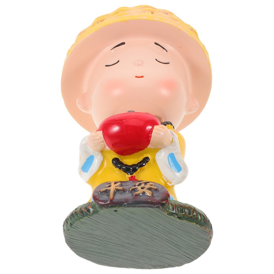 Buddha Bobblehead for Car: Dashboard Figurine Mini Resin Buddha Statue ...