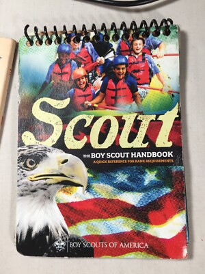 2009 Boy Scout Handbook Quick reference rank requirements BSA Paperwork ...