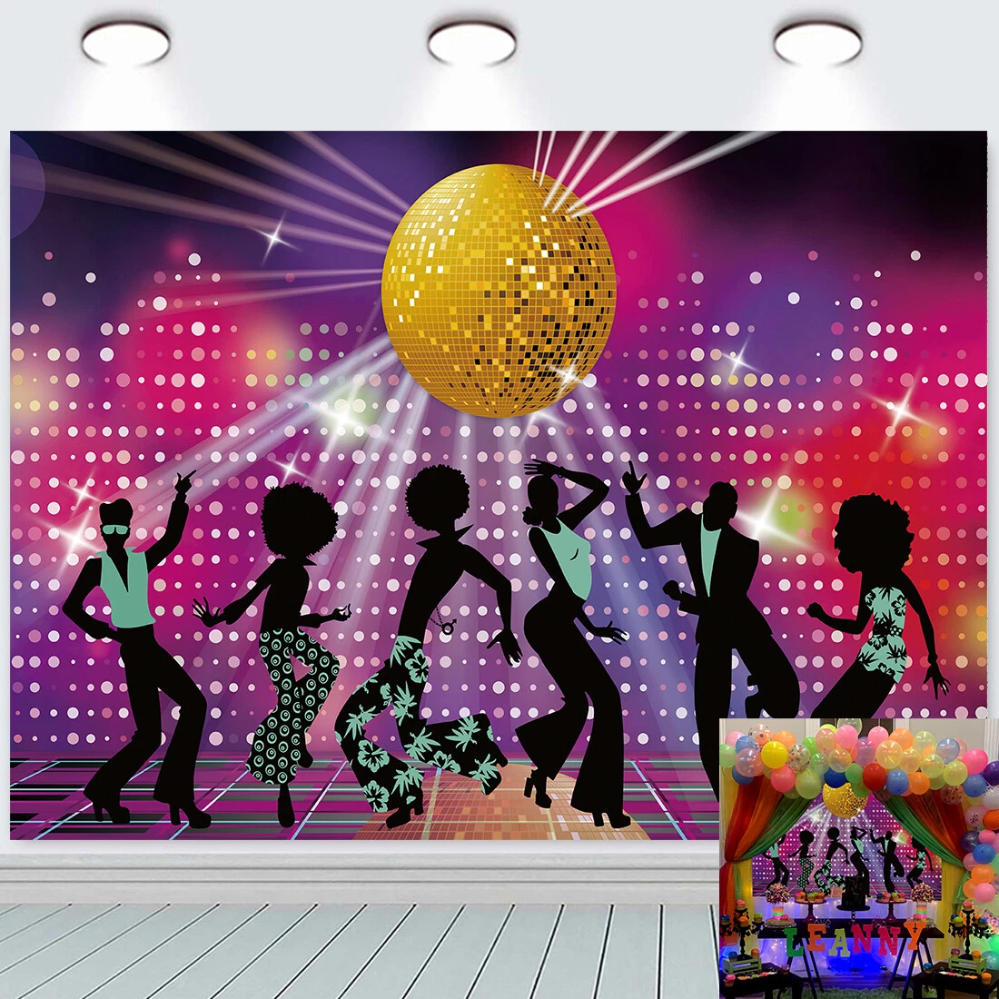1970s Disco Background