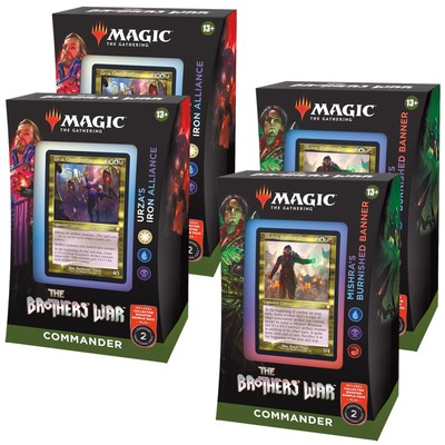 Magic: The Gathering The Brothers War Commander Decks 4 Decks - 2 Urza ...