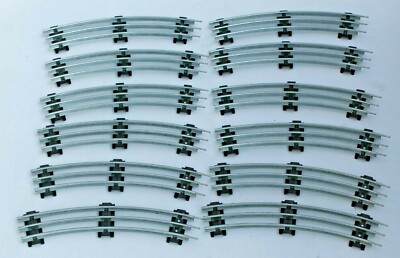 Menards O-42 42" CURVED O GAUGE TRAIN TRACK LAYOUT LOT 12 CIRCLE ...
