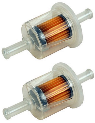 2 FUEL FILTER FITS BRIGGS & STRATTON 493629 691035 5065D KAWASAKI 49019 ...