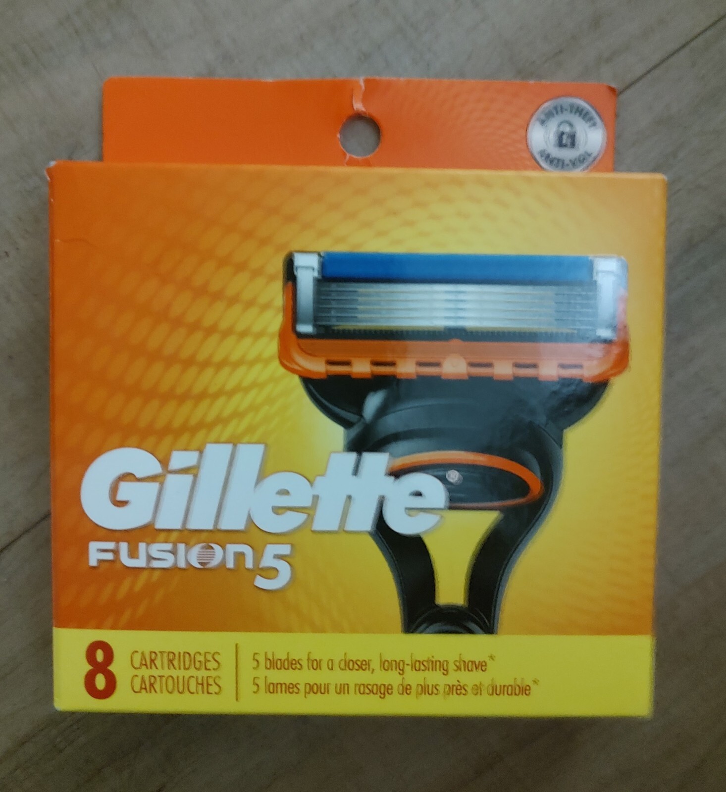 Gillette Fusion 5 Razor Blade Refills 8 Cartridges Fusion5 8 Pack NEW ...