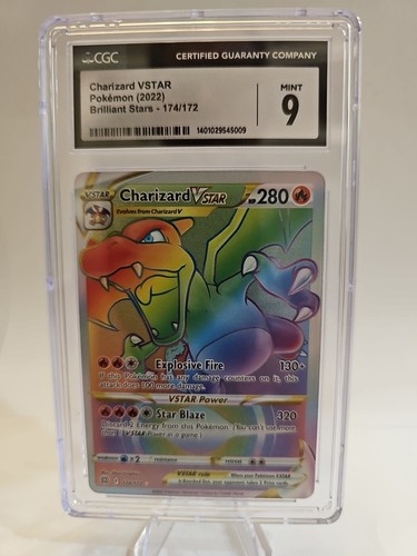 2022 Pokémon Brillant Stars Charizard Vstar #174 | eBay