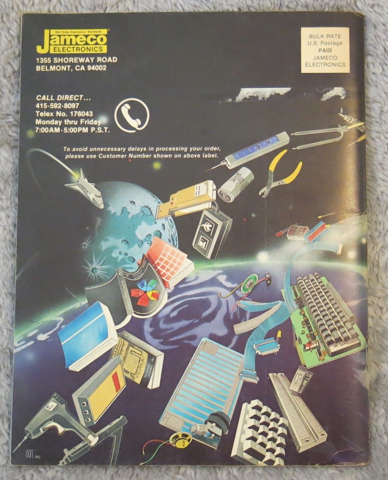 Jameco Electronics 1983 Catalog Computers IBM Technology PC Parts | eBay