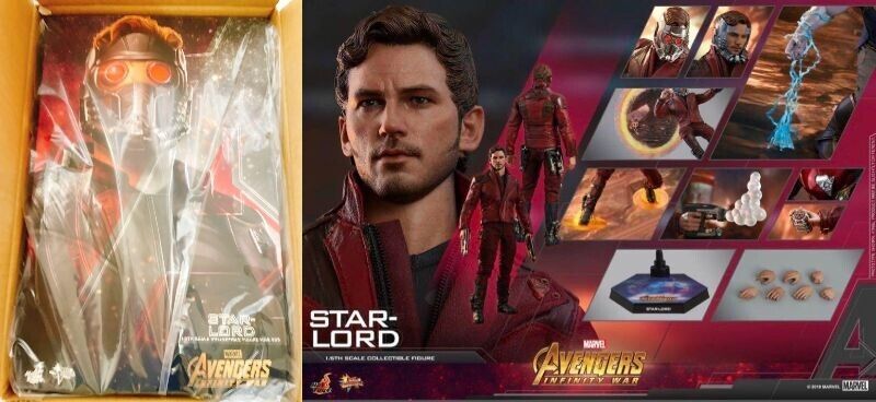 Hot Toys MMS539 Avengers Infinity War 1/6 Star-Lord Starlord Hot Toys MMS539 Avengers Infinity War 1/6 Star-Lord Starlord