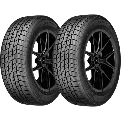 (QTY 2) 225/55R19 General Altimax 365AW 99H SL Black Wall Tires ...