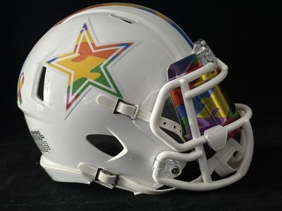 Dallas Cowboys Autism Awareness Mini Helmet With Visor. | eBay