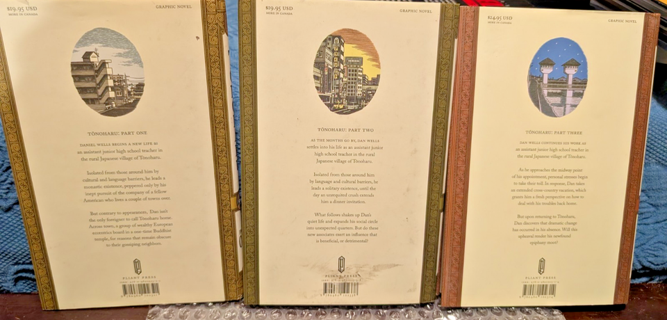 TONOHARU COMPLETE SET 1,2,3 PLIANT PRESS MARTINSON VERY HARD TO FIND ...