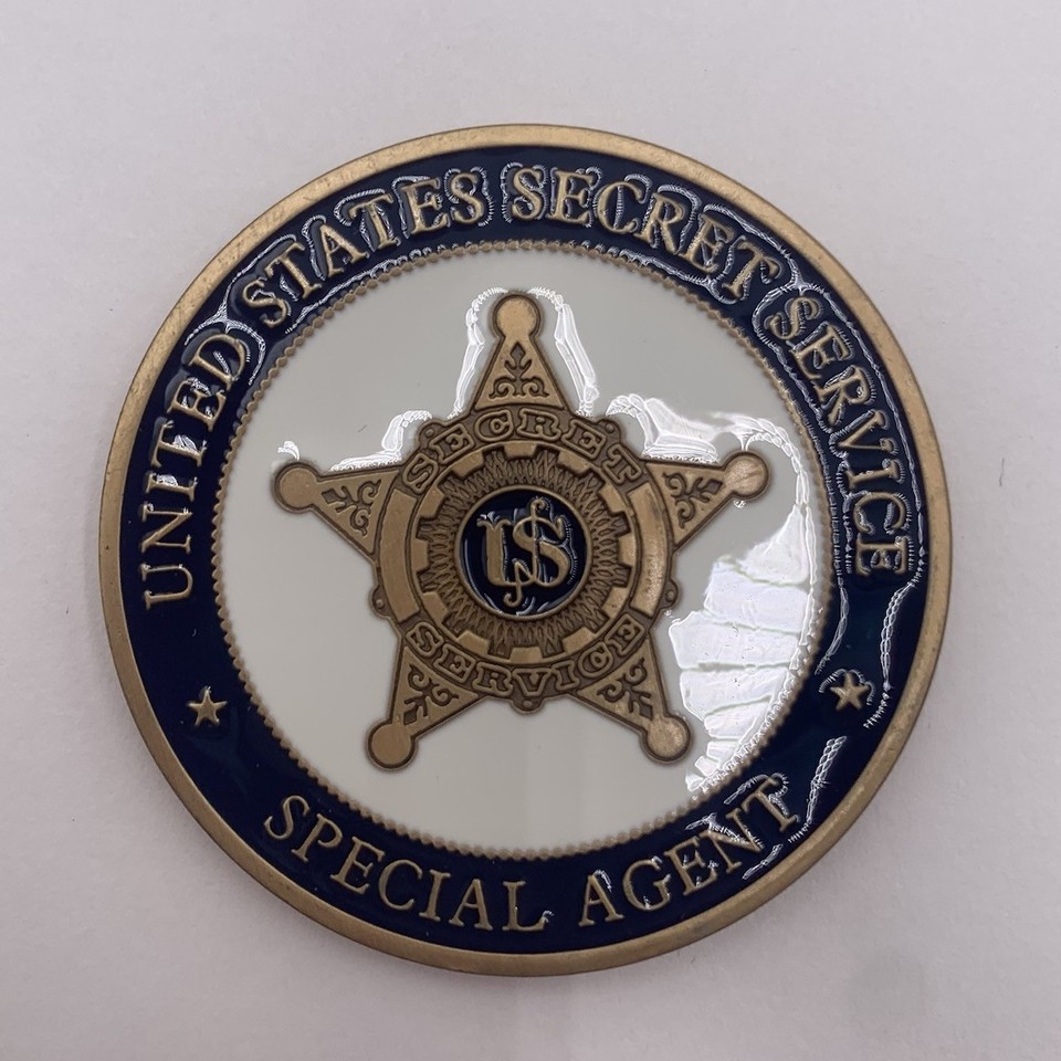 United States Secret Service USSS White & Blue Special Agent Challenge ...