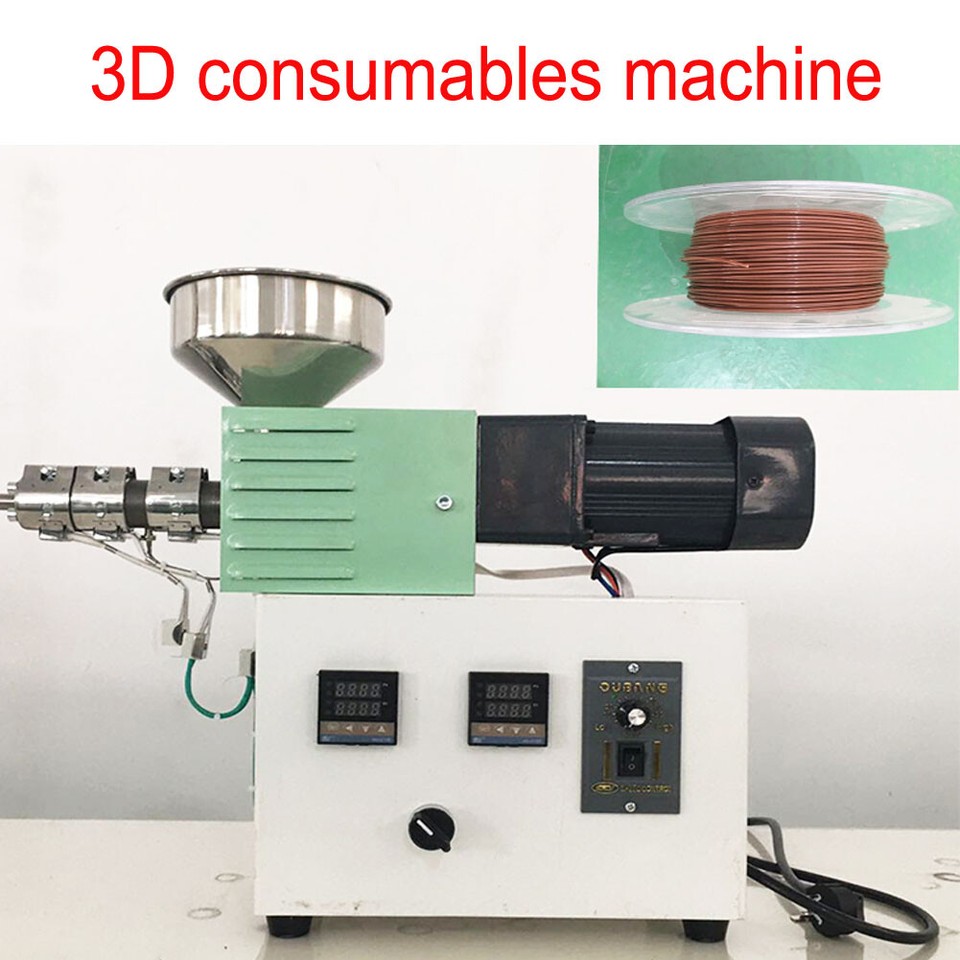 Extruder DIY Desktop Single Screw Plastic Extrusion 3D consumables ...