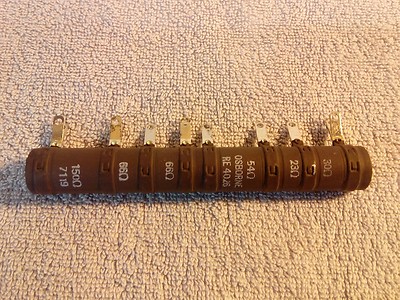 Multiple Section Mains Dropper Resistor 30R 23R 56R 66R 66R 150R Free ...