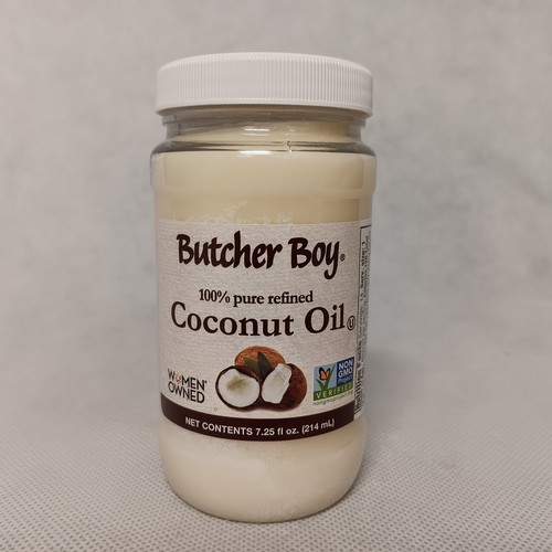 Cast Iron Seasoning Oil Butcher Boy 100% Pure Coconut Oil - 7.25 oz Jar ...