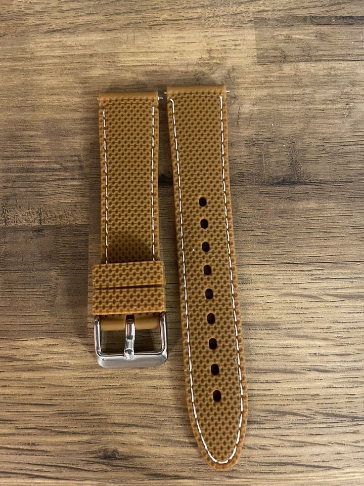 Omega x Swatch Moonswatch- BROWN STRAP FITS MISSION TO JUPITER/SATURN ...